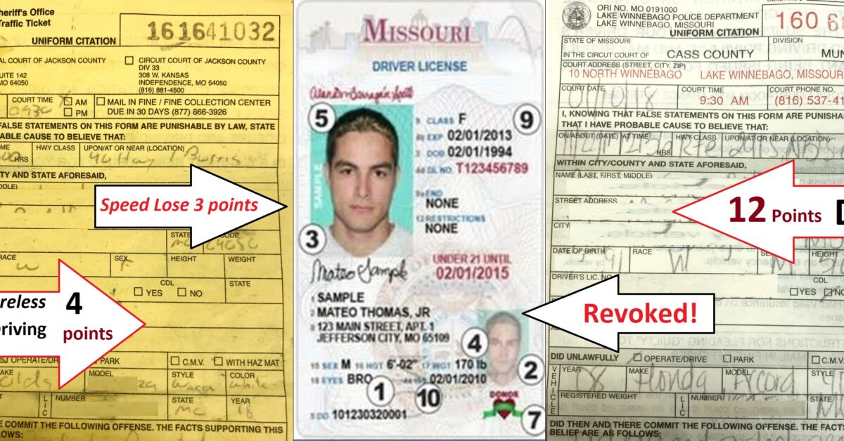 A Definitive Guide to the Missouri Driver’s License Points System ...